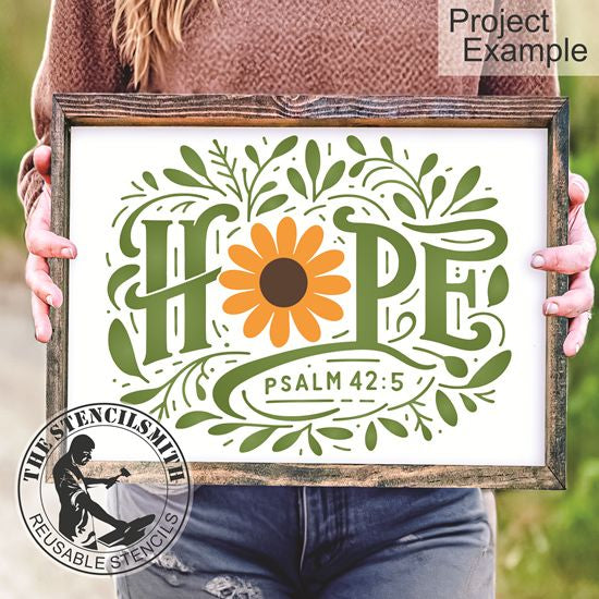 10374 Hope Stencil – The Stencilsmith