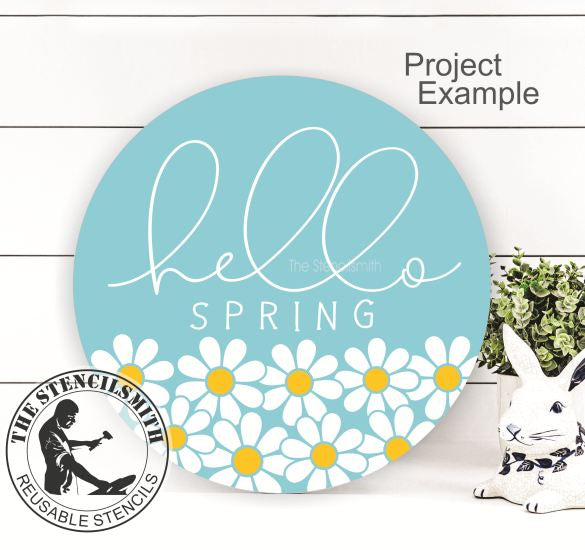 8024 Hello Spring Stencil – The Stencilsmith