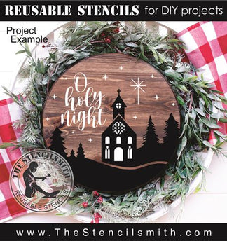 O Holy Night church reusable stencil for DIY decor and signs – The ...