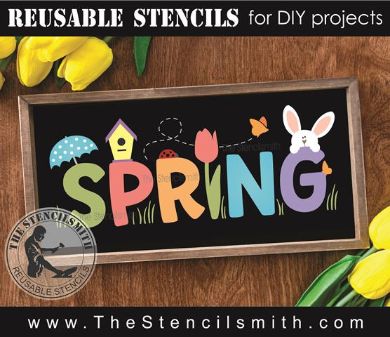 9340 Spring Stencil – The Stencilsmith