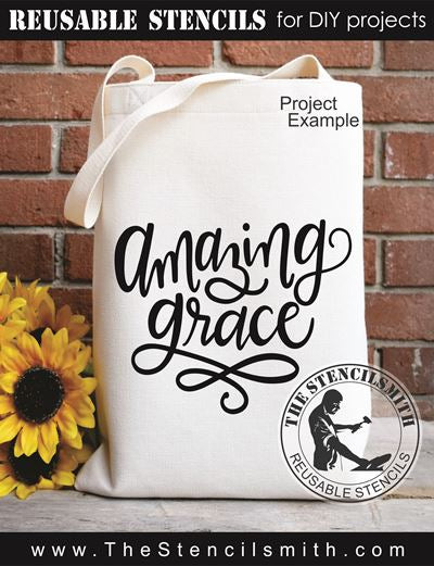 9413 Amazing Grace Stencil – The Stencilsmith