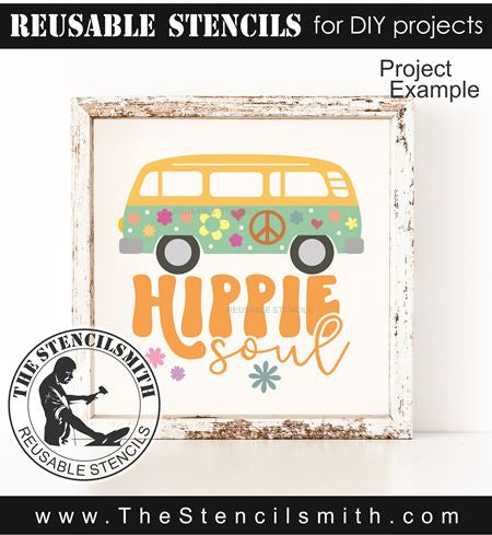 9482 Hippie Soul Van Stencil – The Stencilsmith