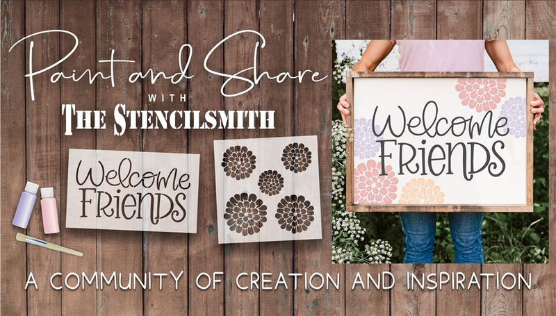 Reusable Stencils for Home Decor | Wall Stencils