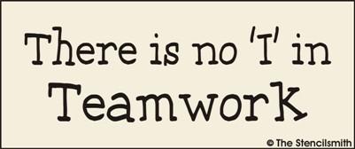 There is no 'I' in Teamwork stencil – The Stencilsmith