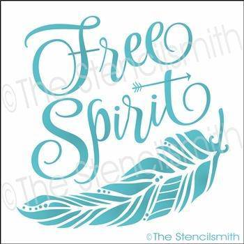 3479 - Free Spirit stencil – The Stencilsmith