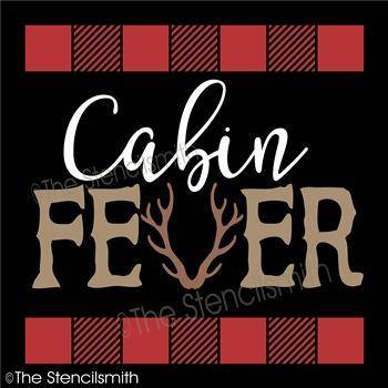 5132 - Cabin Fever stencil