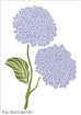 Hydrangea flower reusable stencil for DIY signs and crafts – The Stencilsmith