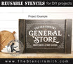 General Store reusable stencil for diy signs and decor – The Stencilsmith