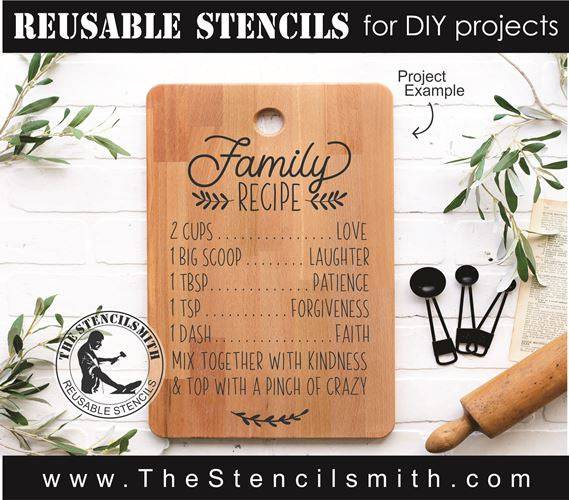 8725 - Family Recipe stencil