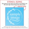 some people want material things hippie reusable stencil for DIY decor ...